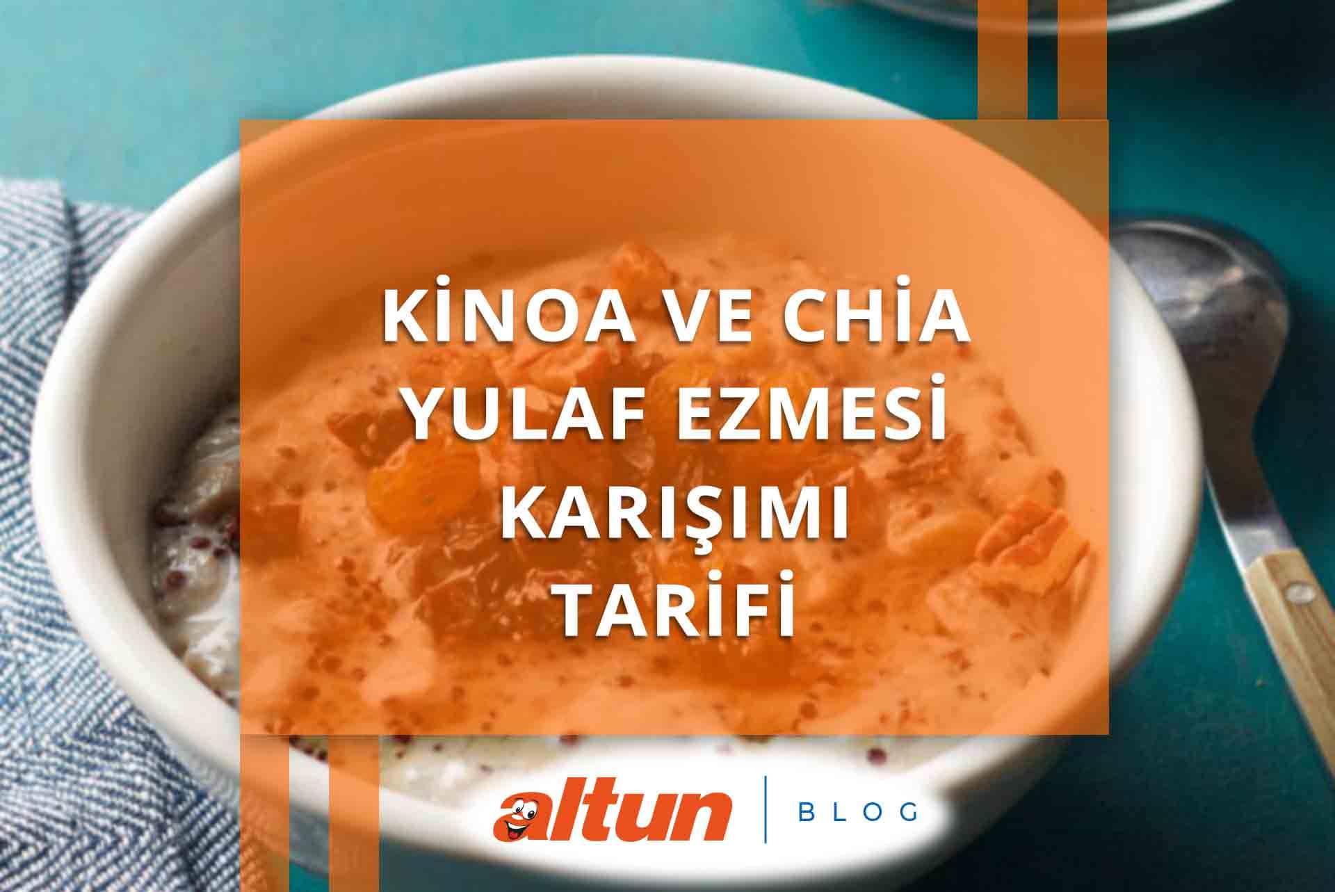 Kinoa ve Chia Yulaf Ezmesi Karışımı Tarifi - Altun Blog